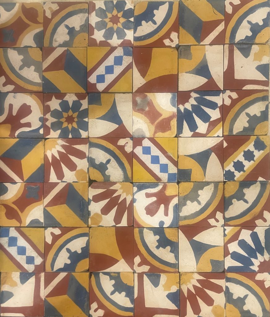 Moroccan SOL Cement Mini's 100 x 100 Random - The Tile Studio Adelaide